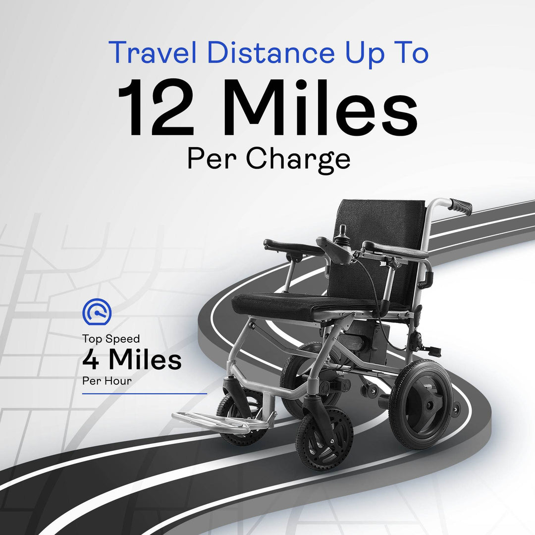 Kano Lightweight Electric Wheelchair - Foldable & Easy to Use – Alton ...