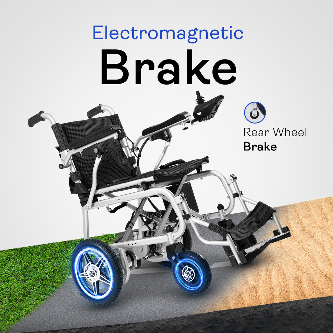 ARTEMIS PRO Lightweight Foldable Electric Wheelchair - Black – Alton ...
